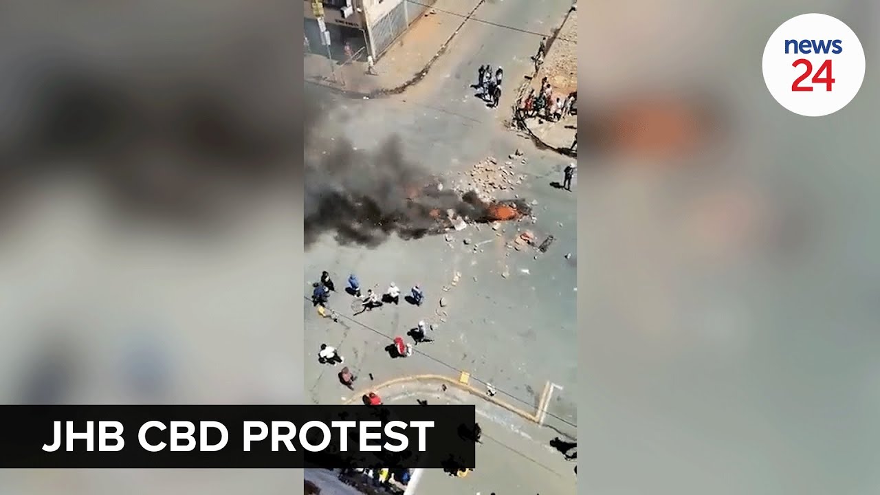 WATCH | JHB CBD erupts in protest after suspect allegedly dies in ...