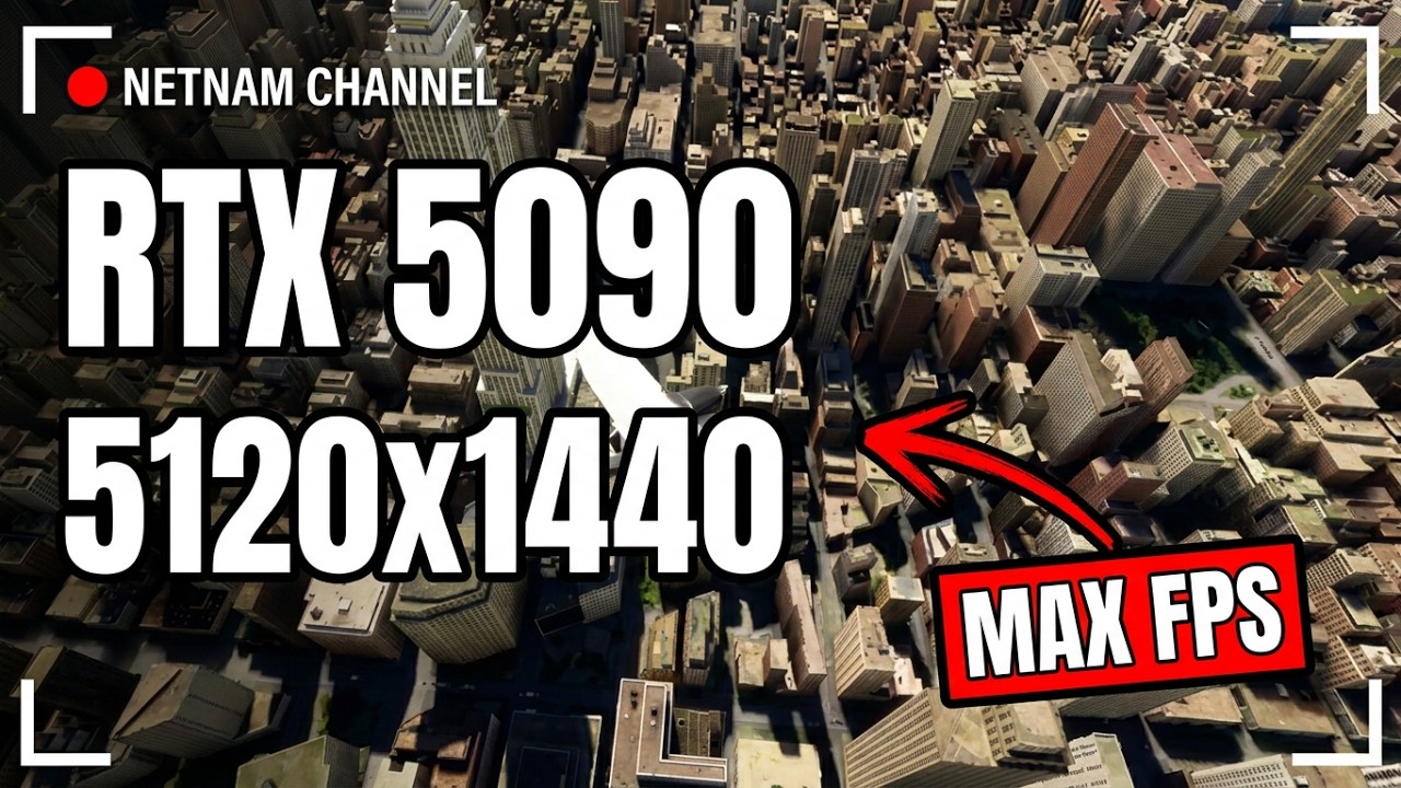 NVIDIA RTX 5090 Microsoft Flight Simulator 5120 x 1440 Resolution Ultra ...