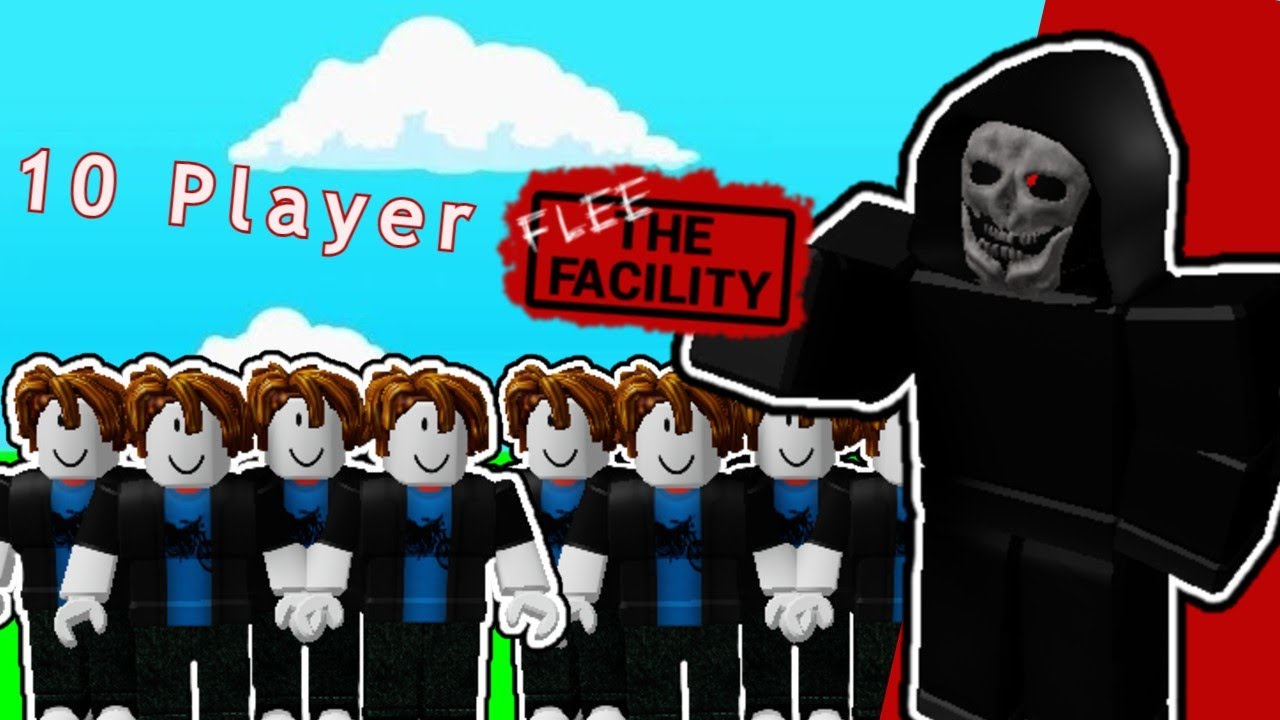 Goofy Rounds in 10 player flee the facility! - ROBLOX - YouTube