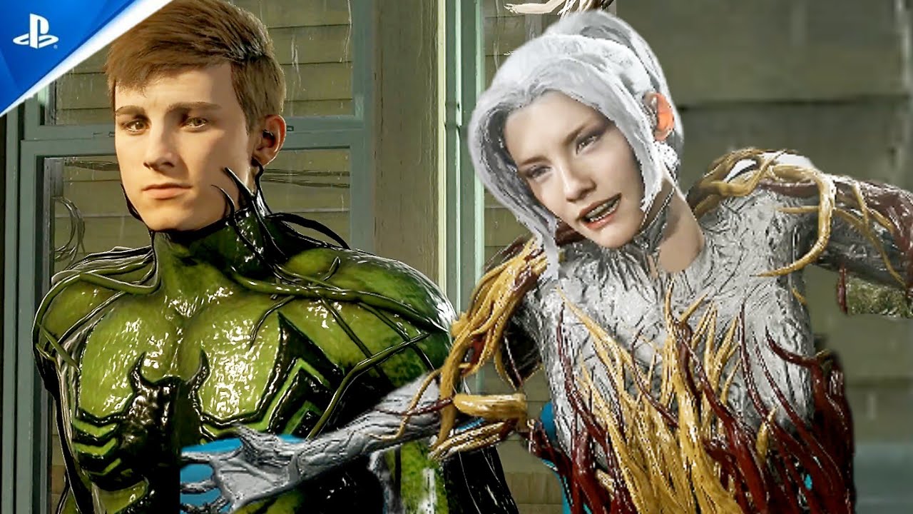Peter's New Evil Lasher Symbiote vs Agony Venom's Daughter ...