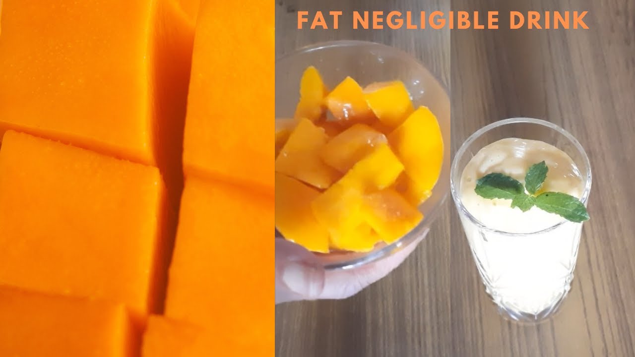 Home Made Mango Shake | Fat Negligible Drink | English Sunsankitchen ...