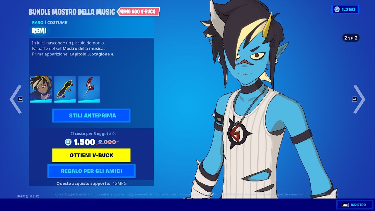 Fortnite Negozio Oggetti *NUOVA SKIN REMI*[31 Ottobre 2022](Fortnite ...