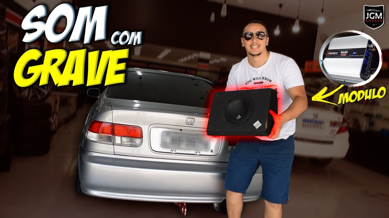 SOM com GRAVE🔊 no CIVIC COUPE EJ8 + ENCONTRO JDM na JGM GARAGE #9 - YouTube
