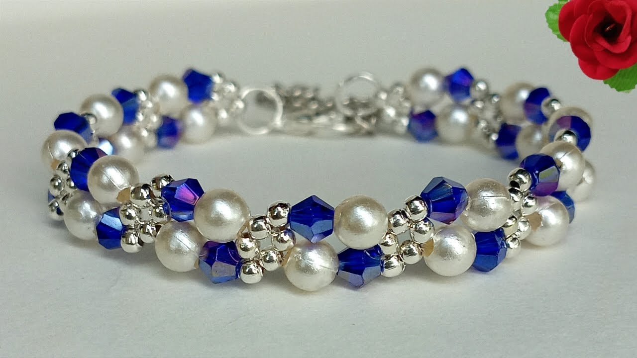 Diy easy bracelet || How to make easy beaded bracelet || bracelet ...