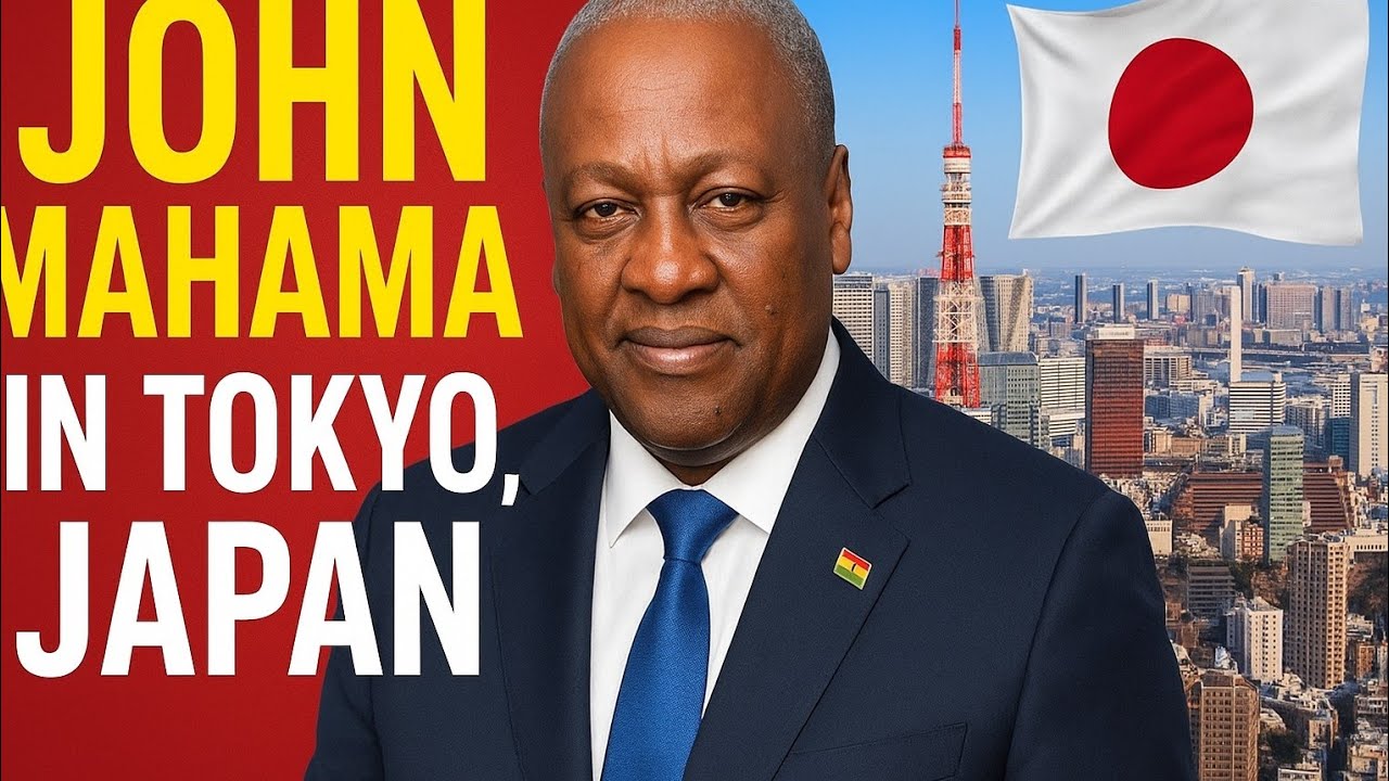 President John Mahamah arrived in Tokyo, Japan, for investment in Ghana ...