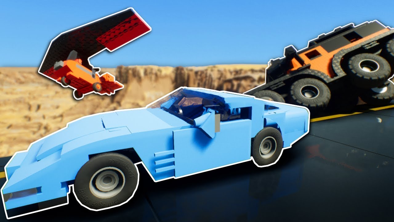 MULTI CANYON RACE! - Brick Rigs Multiplayer Gameplay - Lego Rally ...