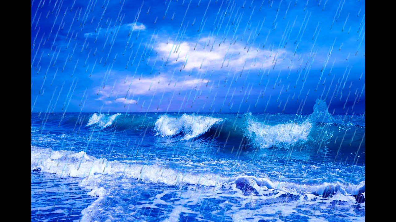 Relaxar: Som da Chuva, Ondas do Mar e Floresta - DORMIR com Som da ...