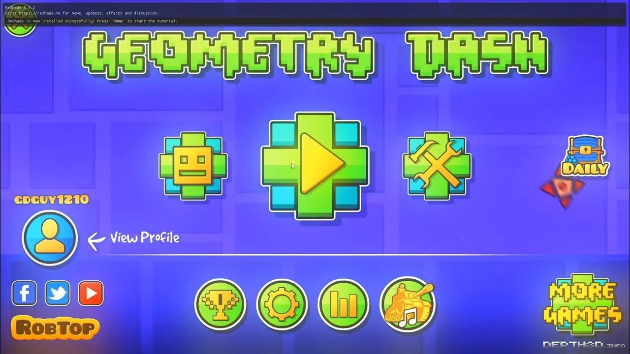 how to add RTX/Shaders to geometry dash [[]] 3 min - YouTube