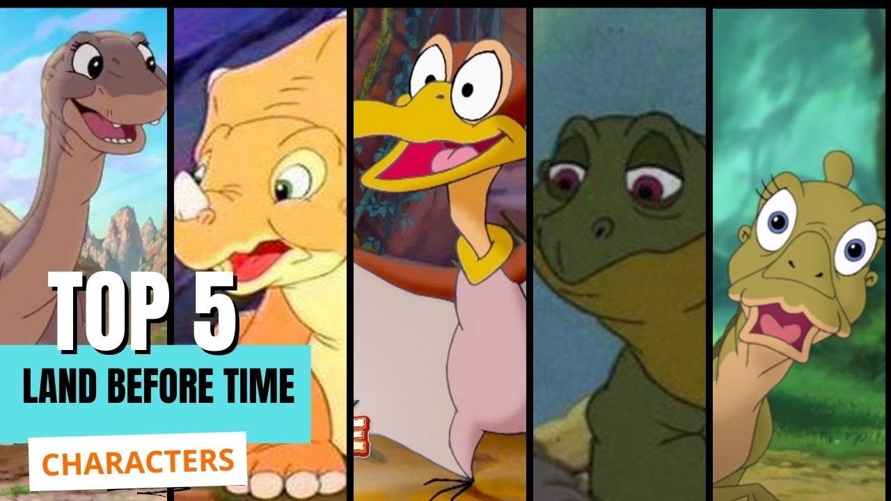 Top 5 Land Before Time Characters - YouTube