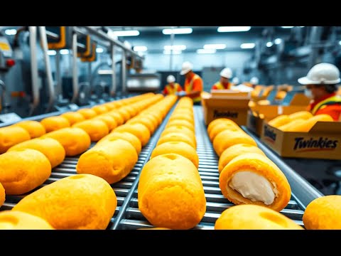 How Twinkies Are Made In The Factory | Twinkie Process Engineering ...