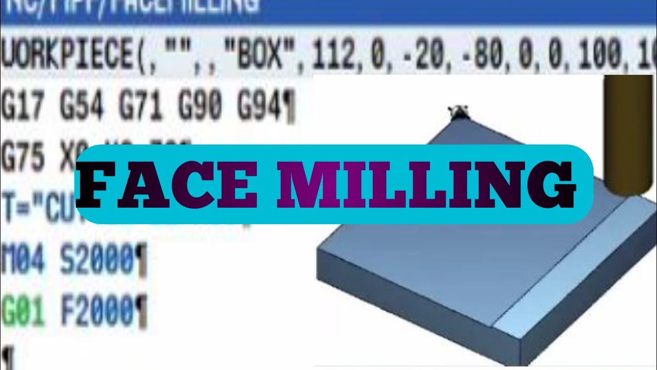 Sinutrain Milling Tutorial:Face Milling - YouTube