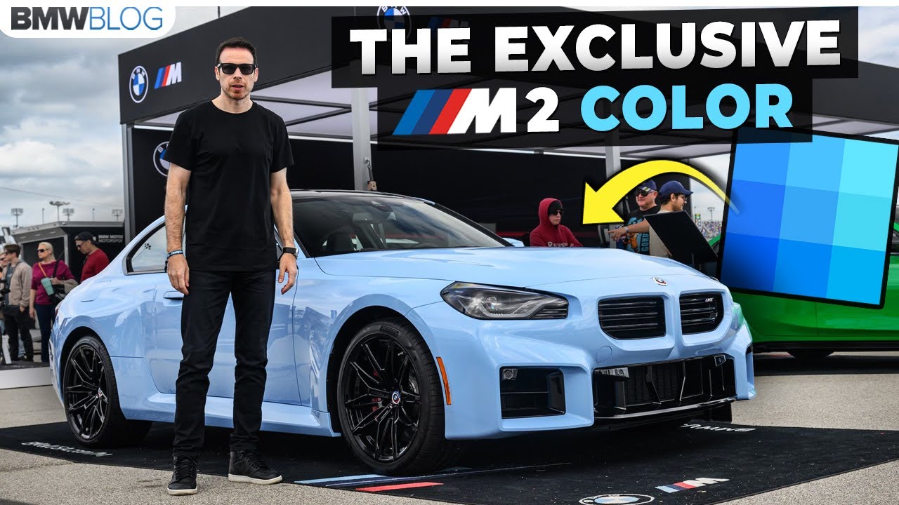 BMW M2 2023 in Zandvoort Blue - Review - YouTube