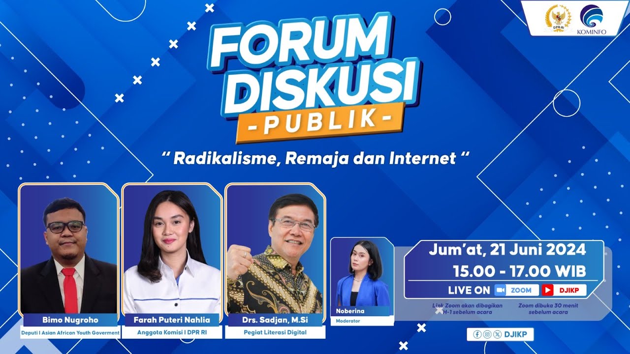Webinar "Radikalisme, Remaja dan Internet" - YouTube