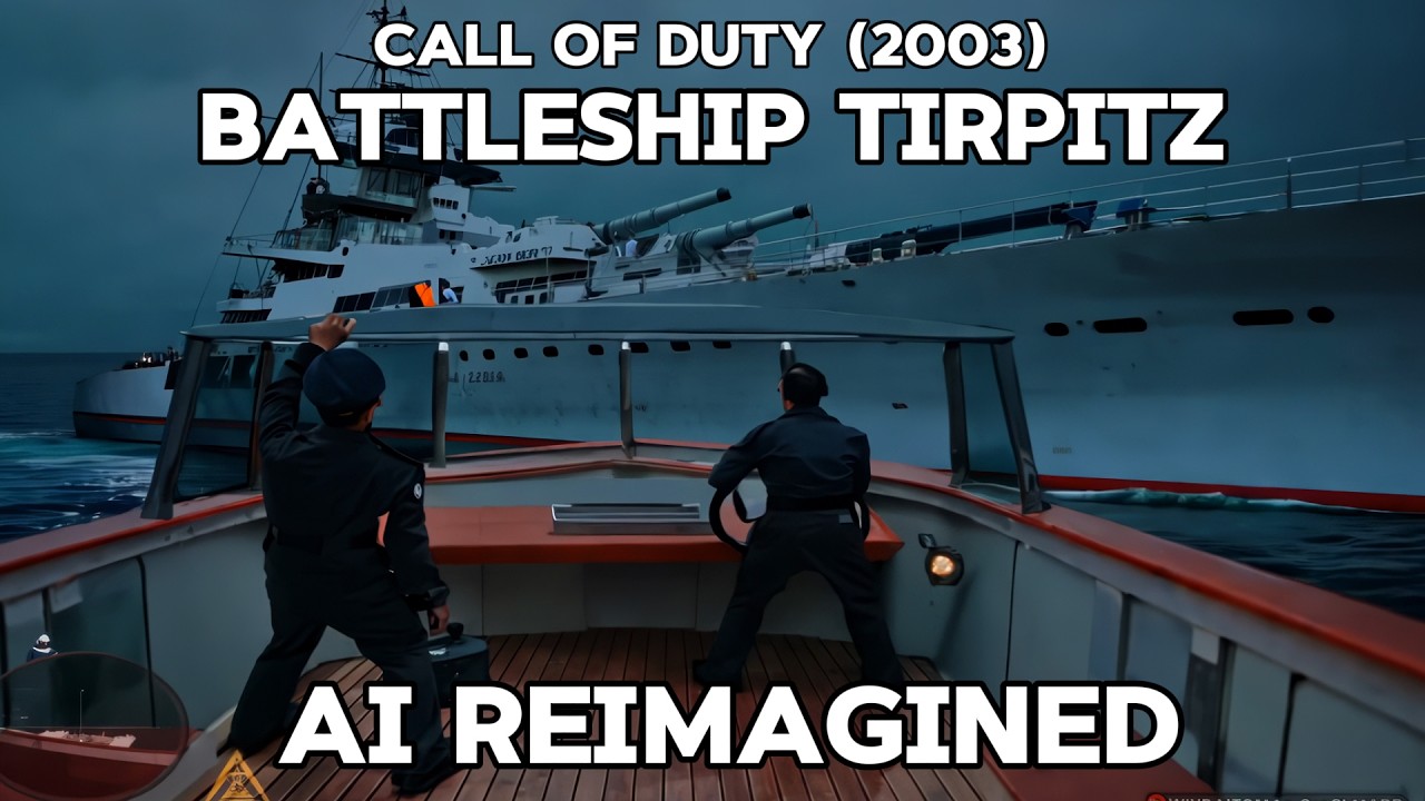 Call of Duty "Battleship Tirpitz" Mission But AI Reimagined ...