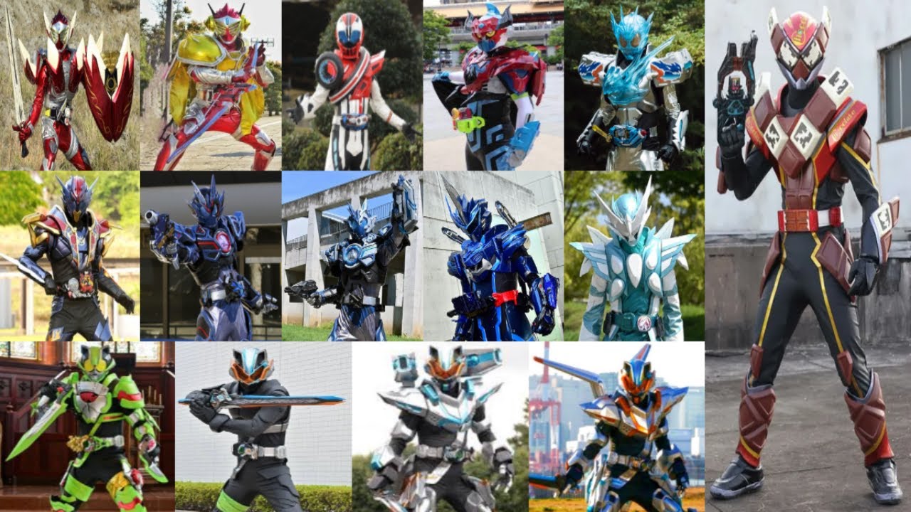 Kamen Rider: All Secondary Rider Upgrade Form, Super Form, & Finisher ...