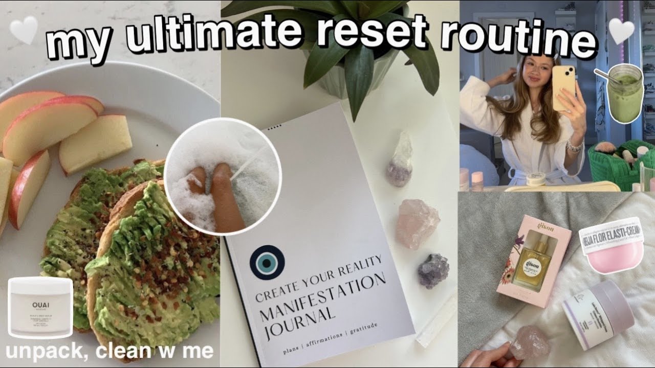 my ULTIMATE productive RESET ROUTINE | getting my life together - YouTube