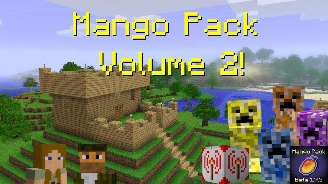 Minecraft "Mango Pack" Beta 1.7.3 - Volume 2 Update Trailer - YouTube
