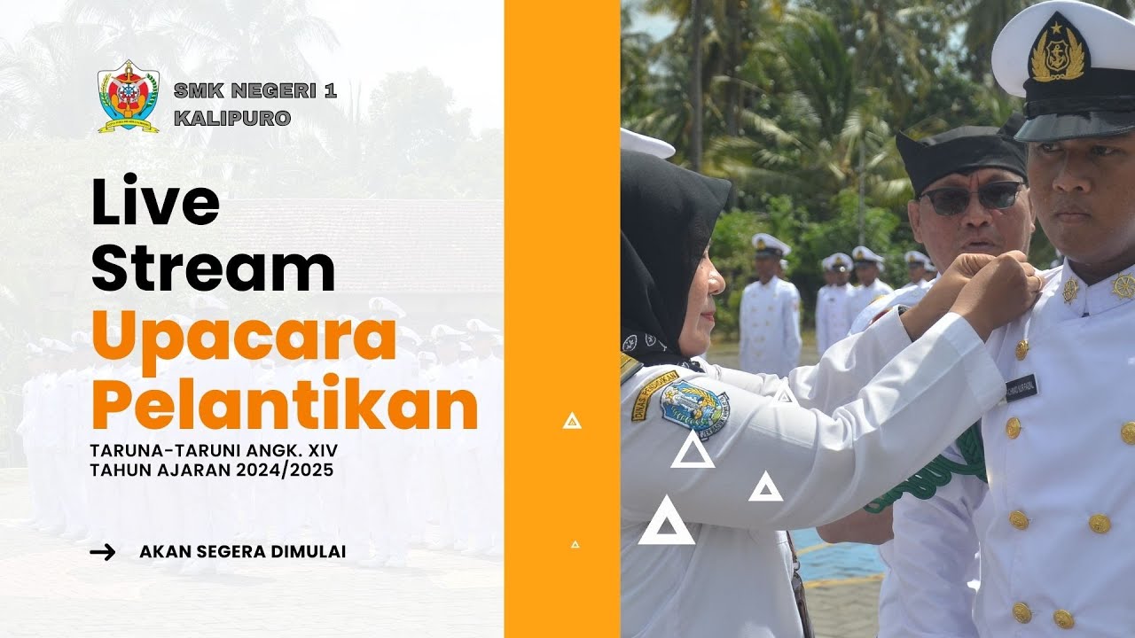 Upacara Pelantikan Taruna-Taruni Angk. XIV SMKN 1 Kalipuro - YouTube