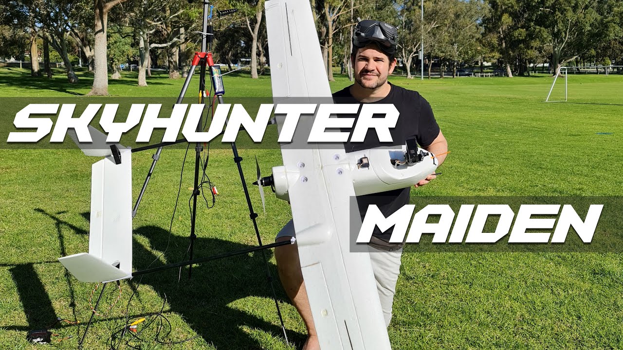 Skyhunter FPV - Maiden Flight & Systems Test - YouTube