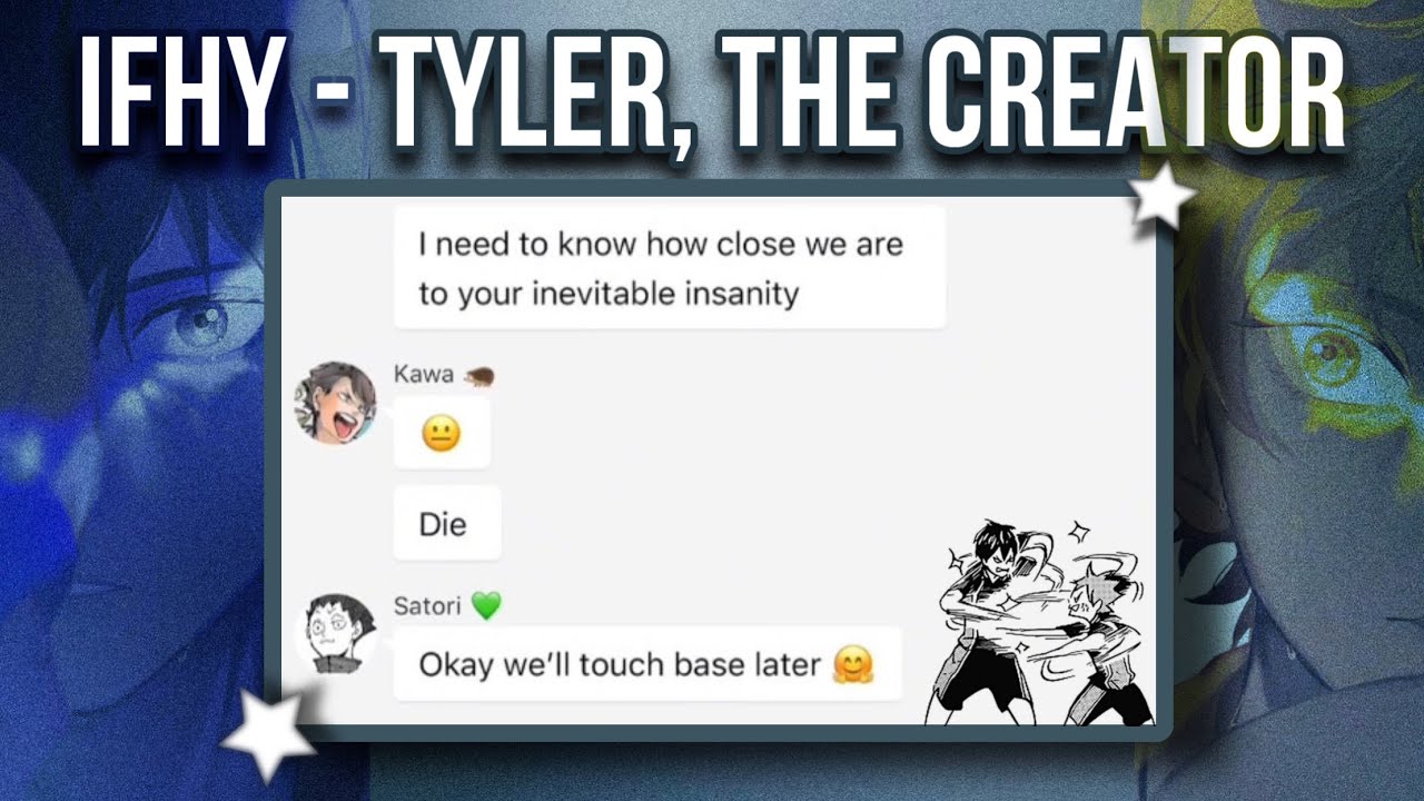 Haikyuu Lyric Prank-Hinata & Kageyama- IFHY- Tyler, The Creator - YouTube
