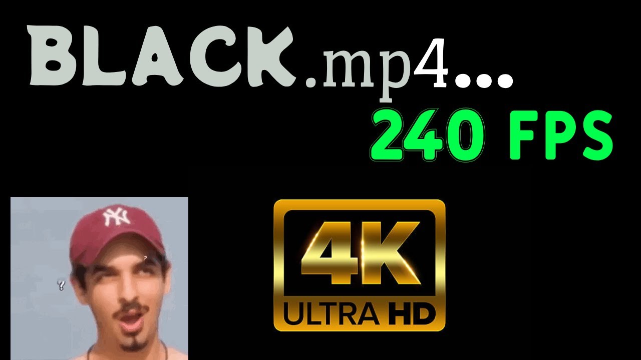 4K 240 FPS of nothingness - YouTube