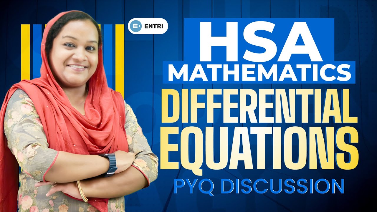 🔥Differential Equation | HSA Mathematics 🏻 | PYQ Discussion #psc - YouTube