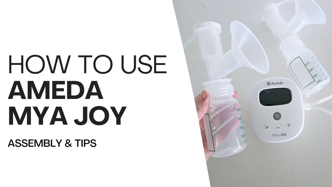 How To Use Ameda Mya Joy Breast Pump: Complete Guide including Assembly, Setup and Tips - YouTube