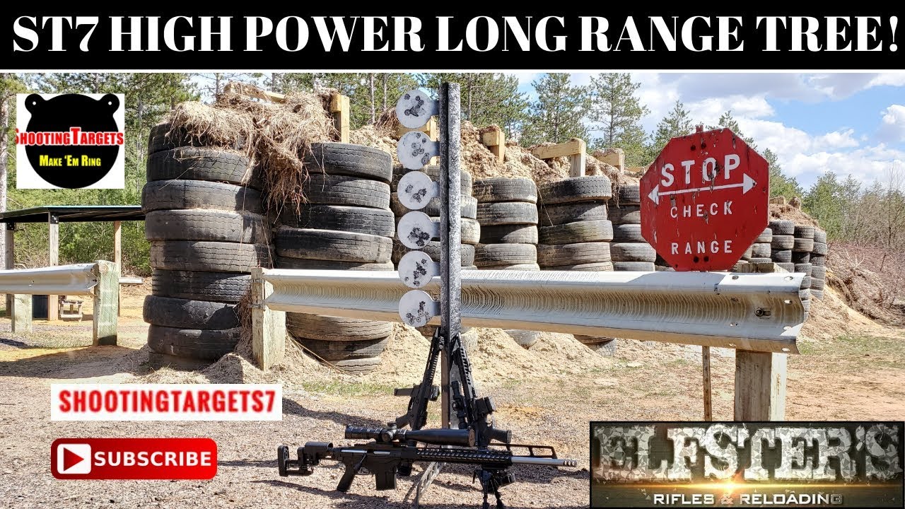 ST7! HIGH POWER, LONG RIFLE, LONG RANGE, TREE TARGET SYSTEM! - YouTube