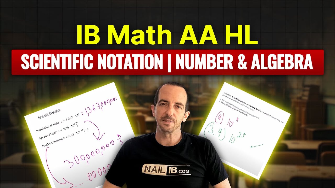 [IB Mathematics AA HL] Scientific Notation | Number & Algebra - YouTube