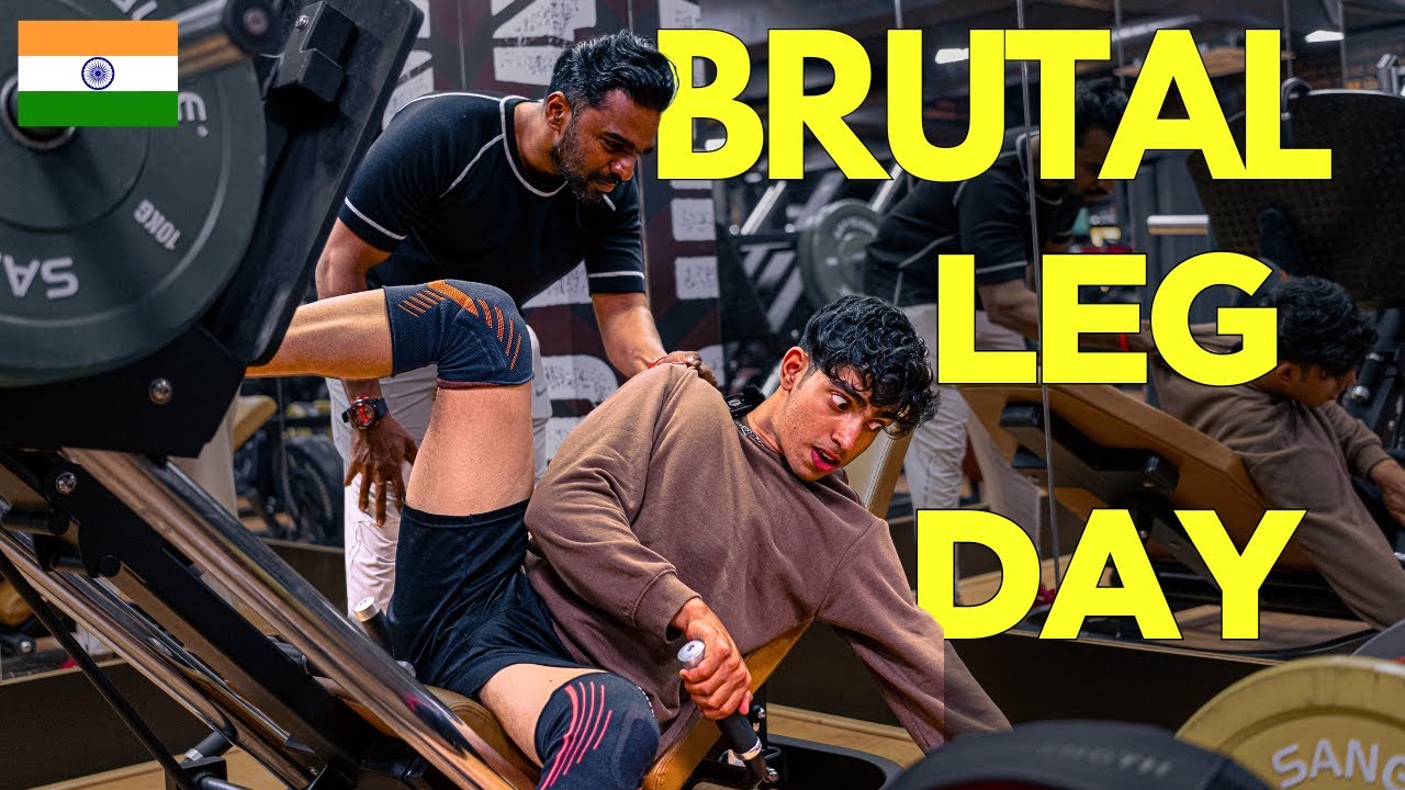 How to GROW YOUR LEGS? THE MOST SCIENTIFIC WAY!! Ft. MY Coach |LEG DAY ...