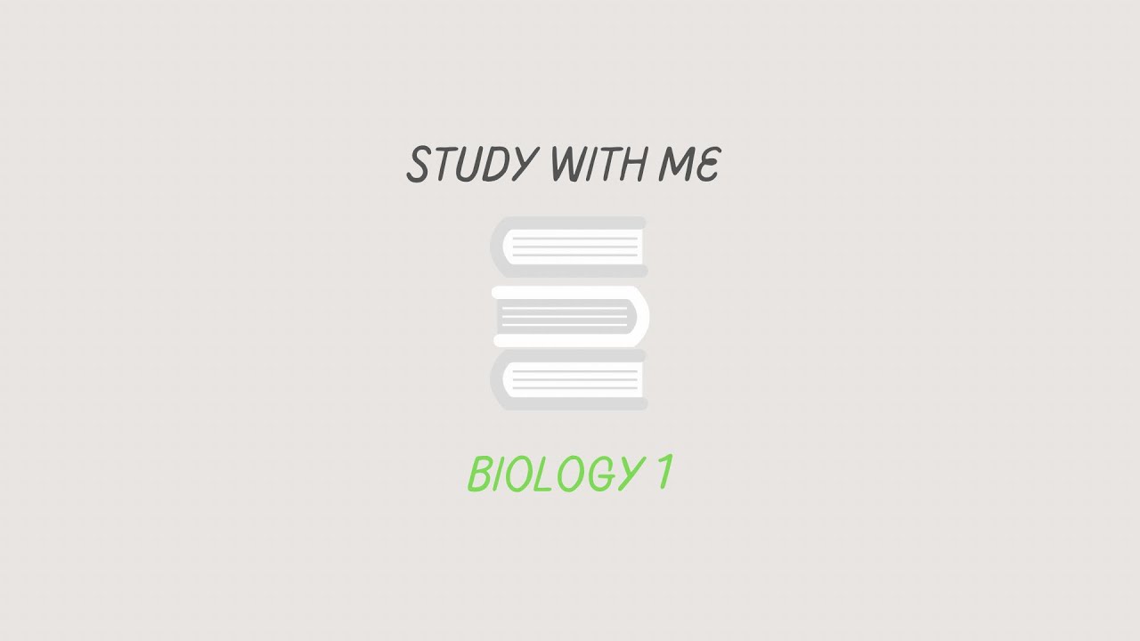 Biology 1 | Study With Me | Calm Jazz Music, 40 10 Pomodoro - YouTube