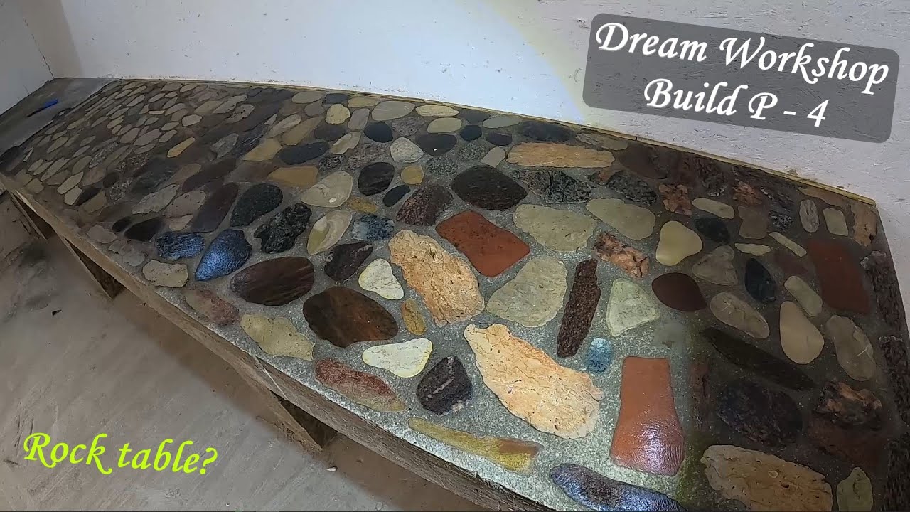 Renovating the workshop (part4) - Rock table build - YouTube