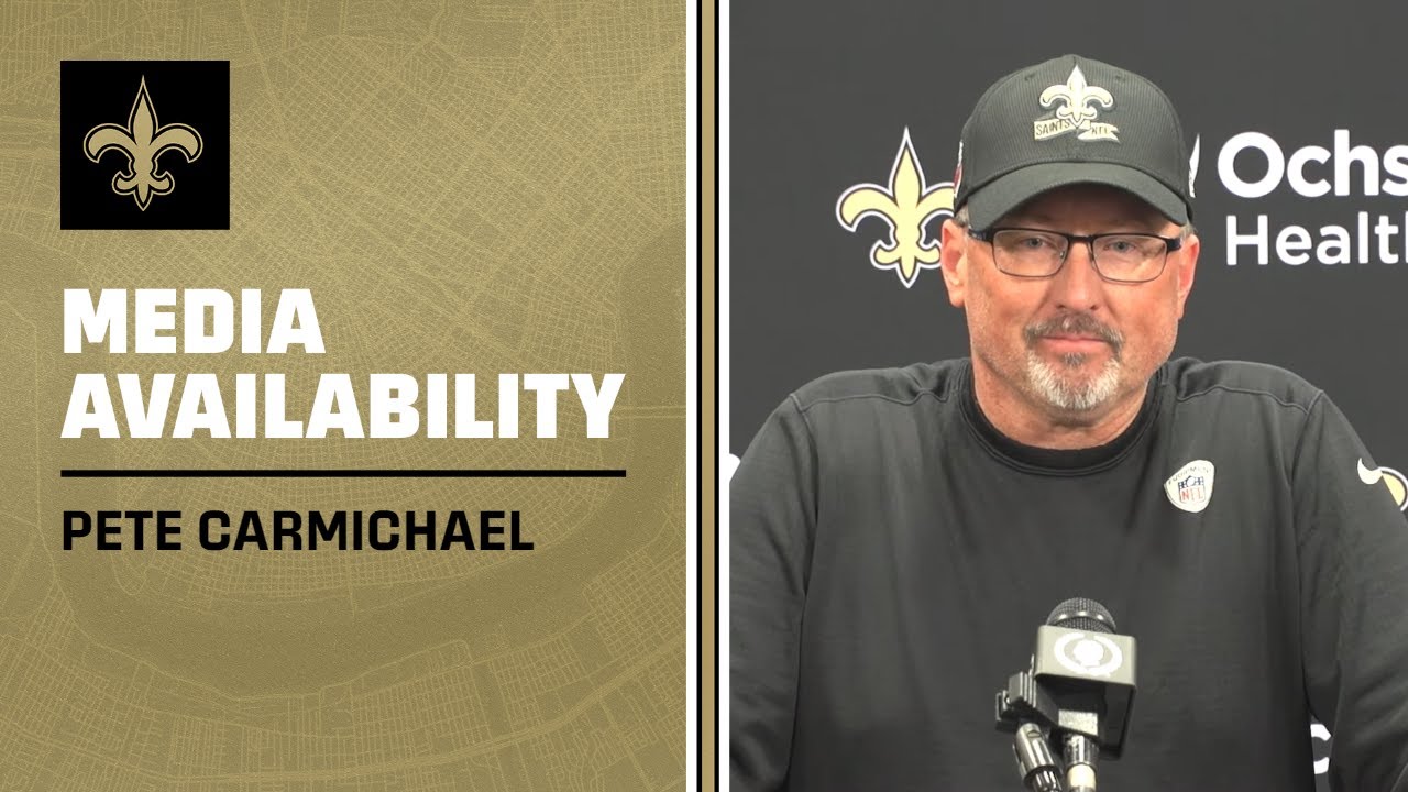 Pete Carmichael on Chris Olave, Rashid Shaheed | New Orleans Saints ...