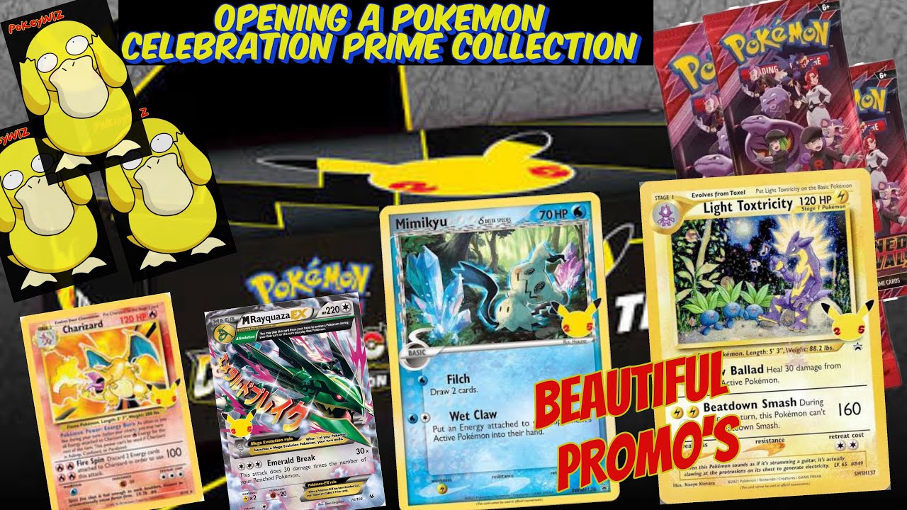POKEMON CELEBRATIONS PRIME COLLECTION - YouTube