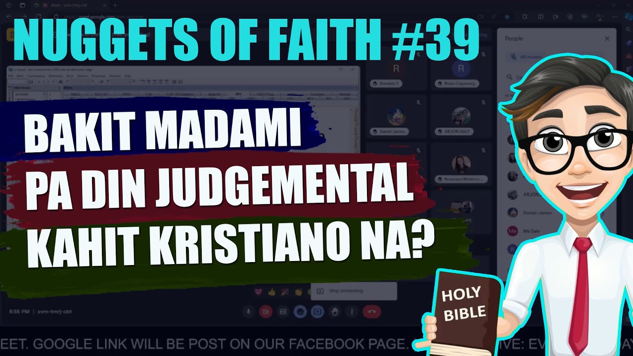 Nuggets Of Faith 39 Bakit Madami Pa Din Judgemental Kahit Kristiano