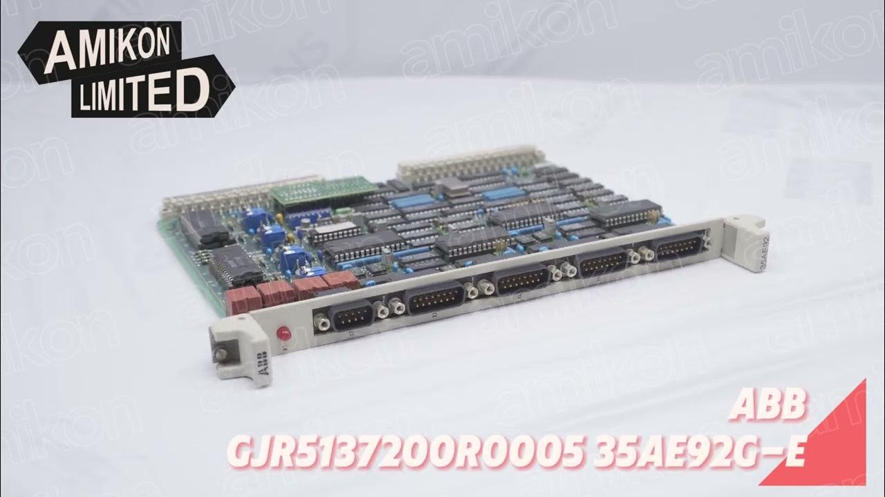 📢GE IS220PAICH1B Analog Input/Output Module | Email：sales16@amikon.cn - YouTube