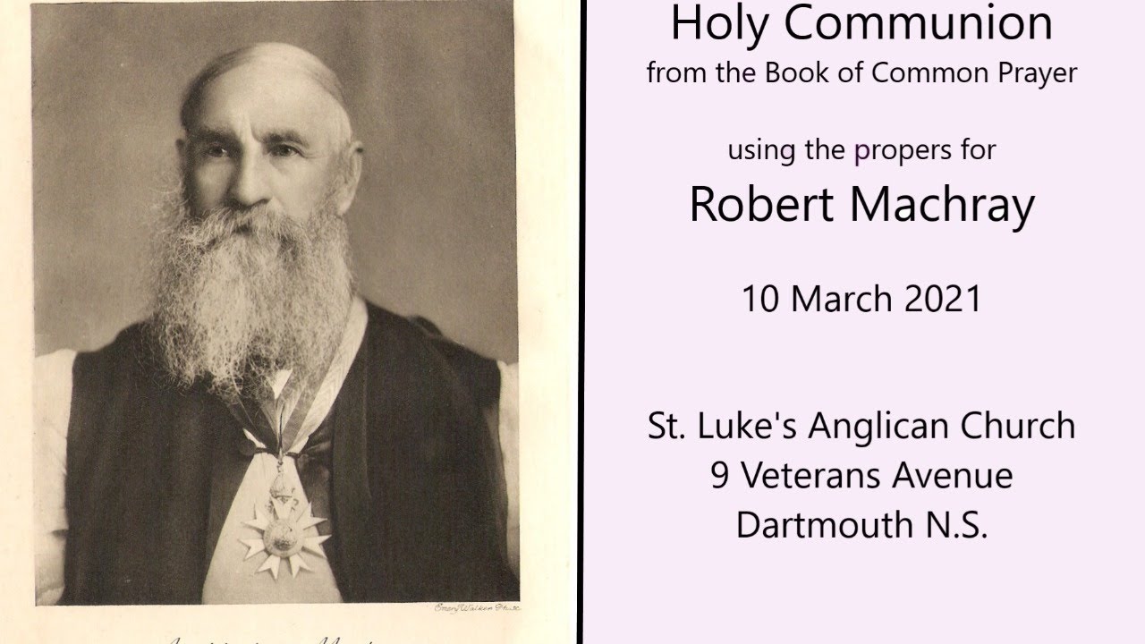 Holy Communion (BCP) for 10 March 2021 - Using the propers for Robert ...