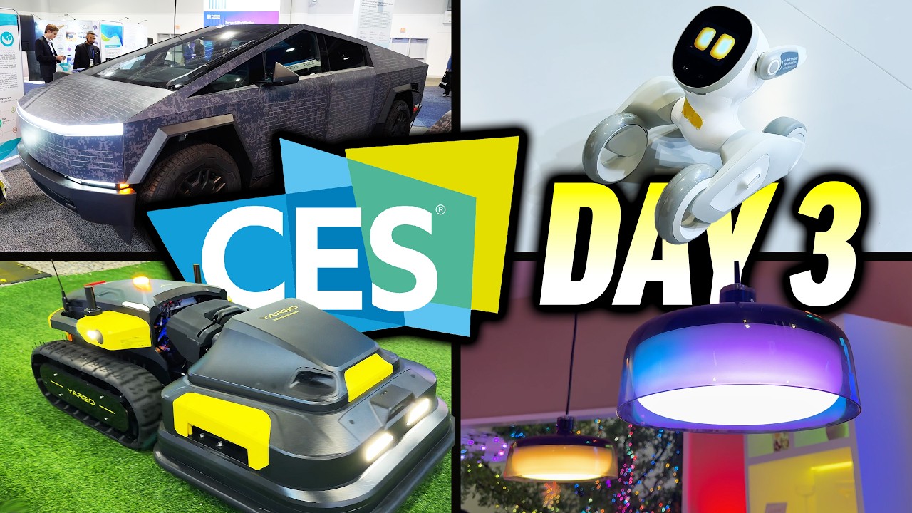 CES 2025 Day 3 - NEW AI Robotics & Tech you MUST See! - YouTube