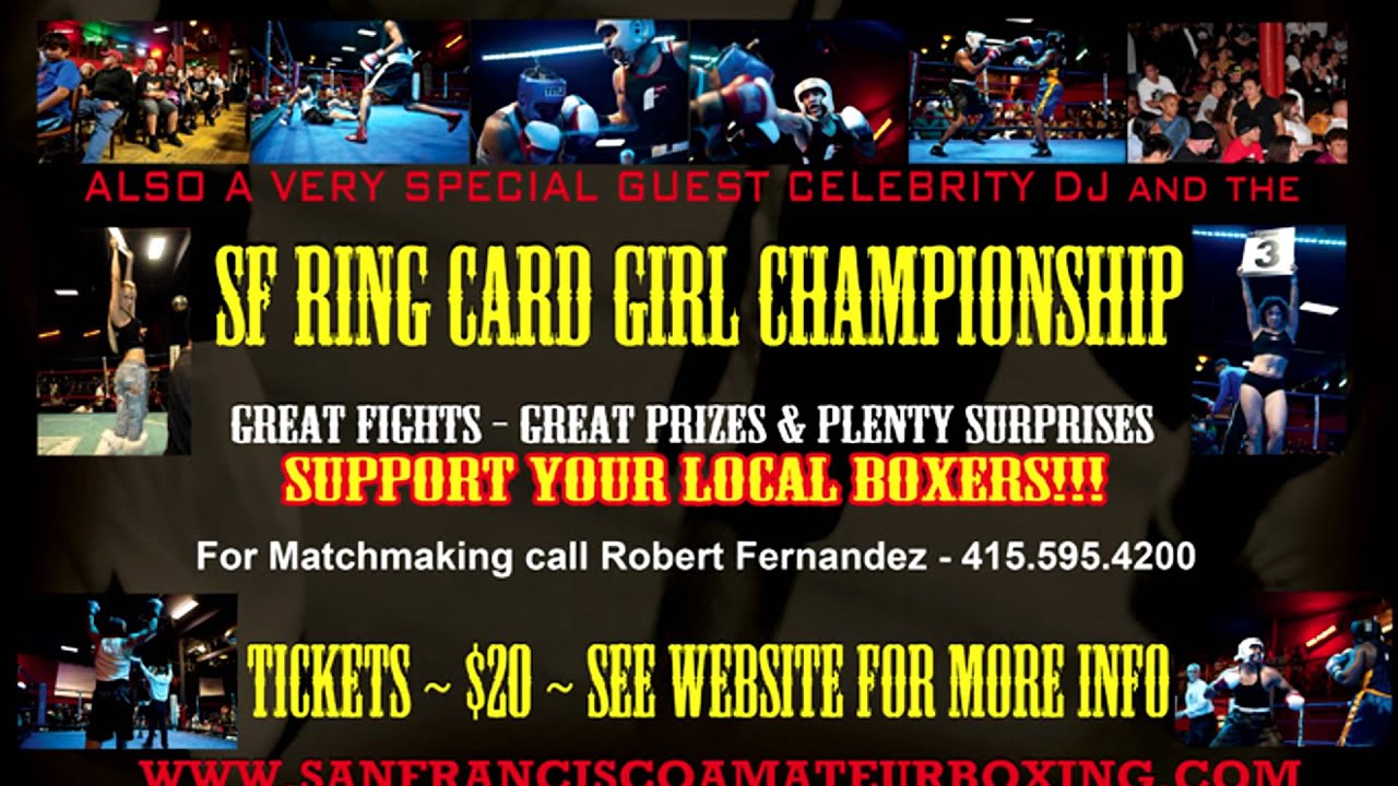 Boxing Union presents TUESDAY NIGHT FIGHTS in SF -Sept 13,2011-BATTLE ...