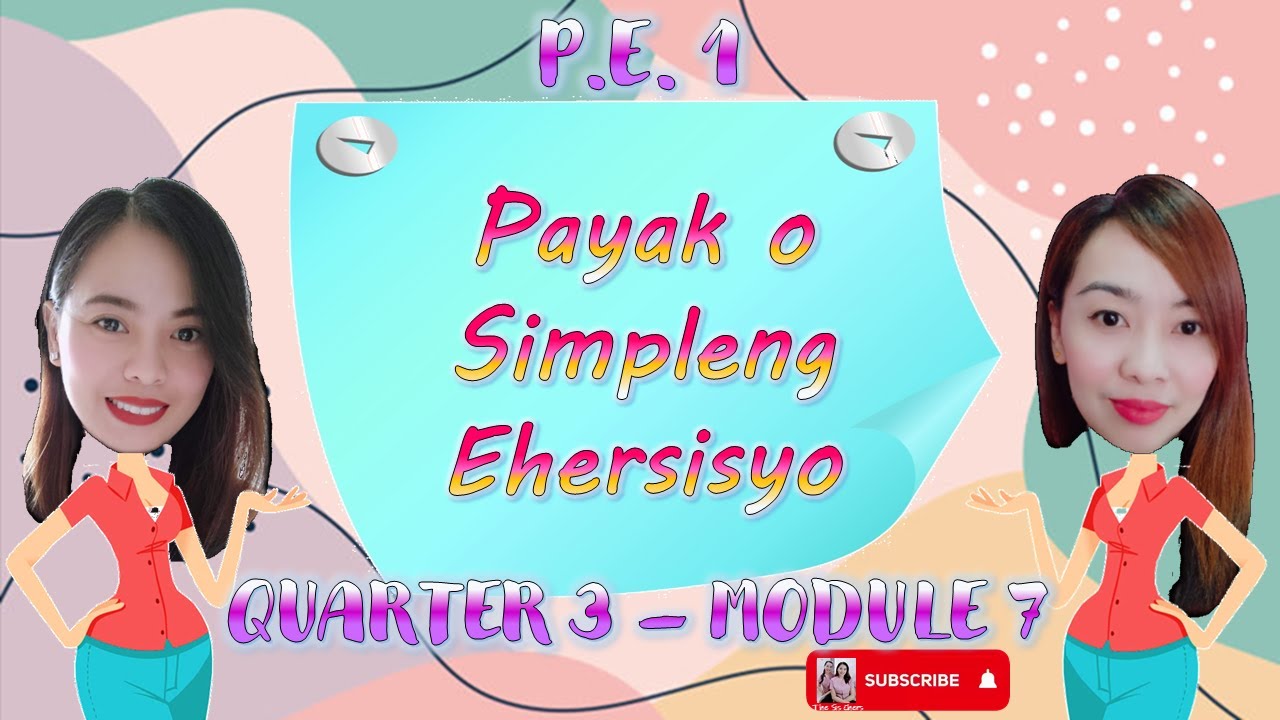 P.E. GRADE 1 - QUARTER 3-WEEK 7 (MELC-BASED) // #ikatlongmarkahan #module7 #mapeh - YouTube
