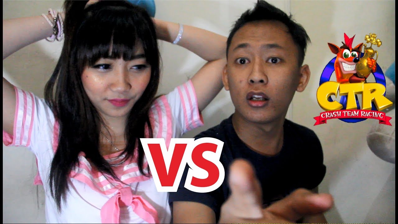 COWOK vs CEWEK - Balapan CTR Play Station 1. Part 2 - YouTube