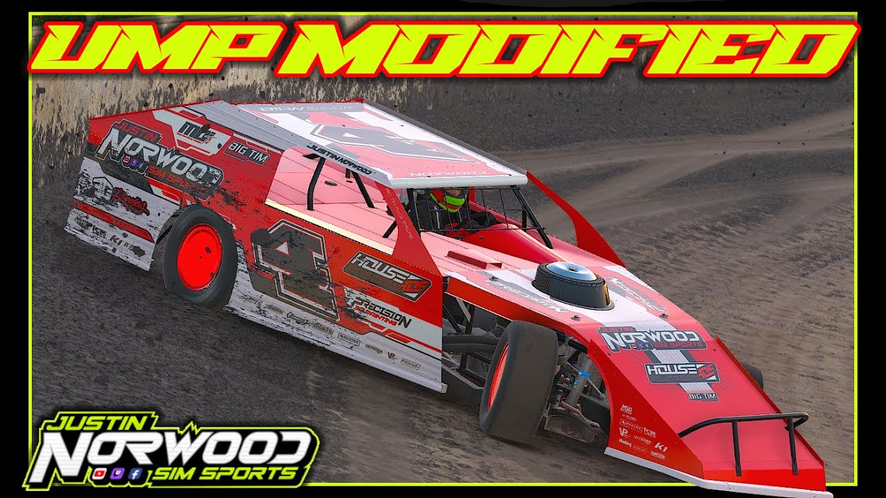 Close Race | UMP Modified At I-55 | iRacing Dirt - YouTube