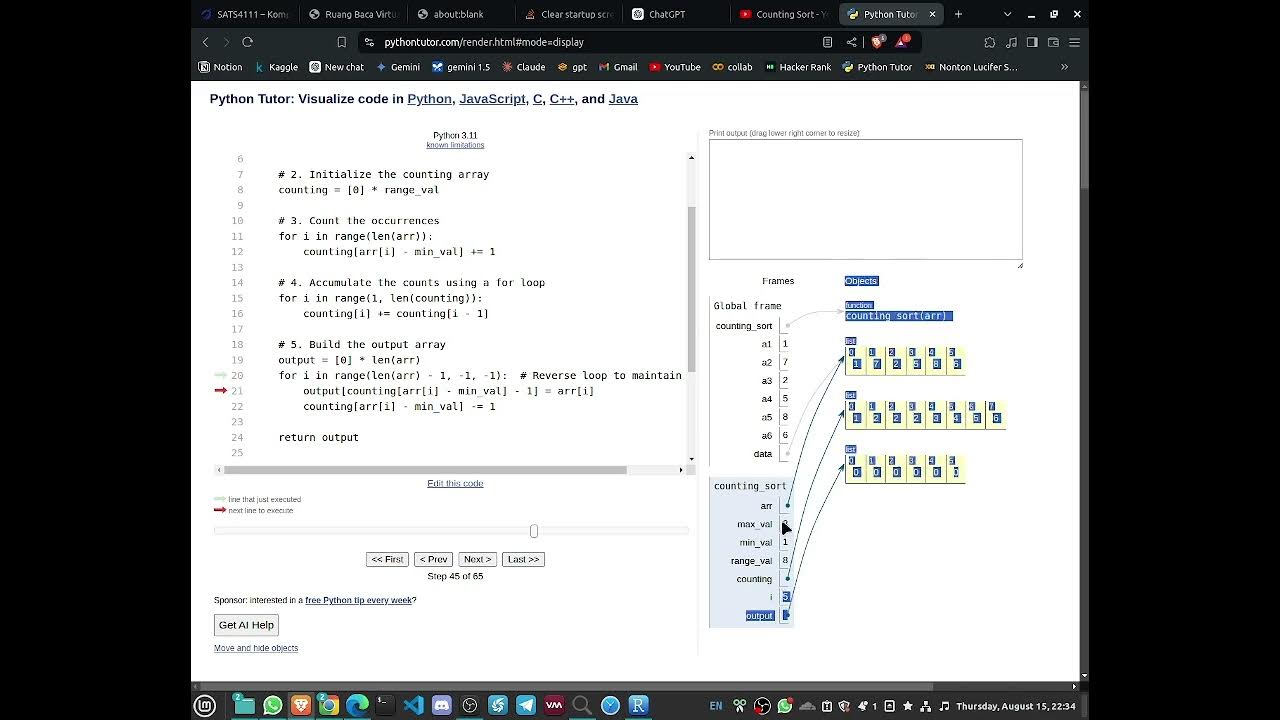 counting sort - YouTube