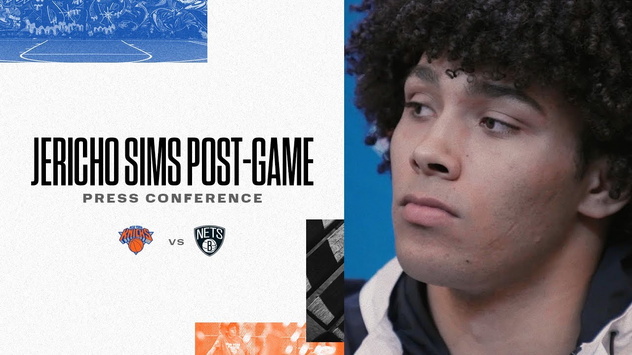 Jericho Sims | Knicks Postgame (4/6) - YouTube