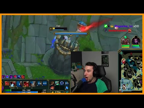Can You Escape The Tower Shot? - Best of LoL Streams 2744
