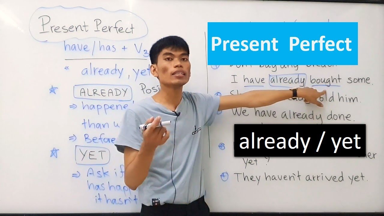 Present Perfect with ALREADY and YET - YouTube