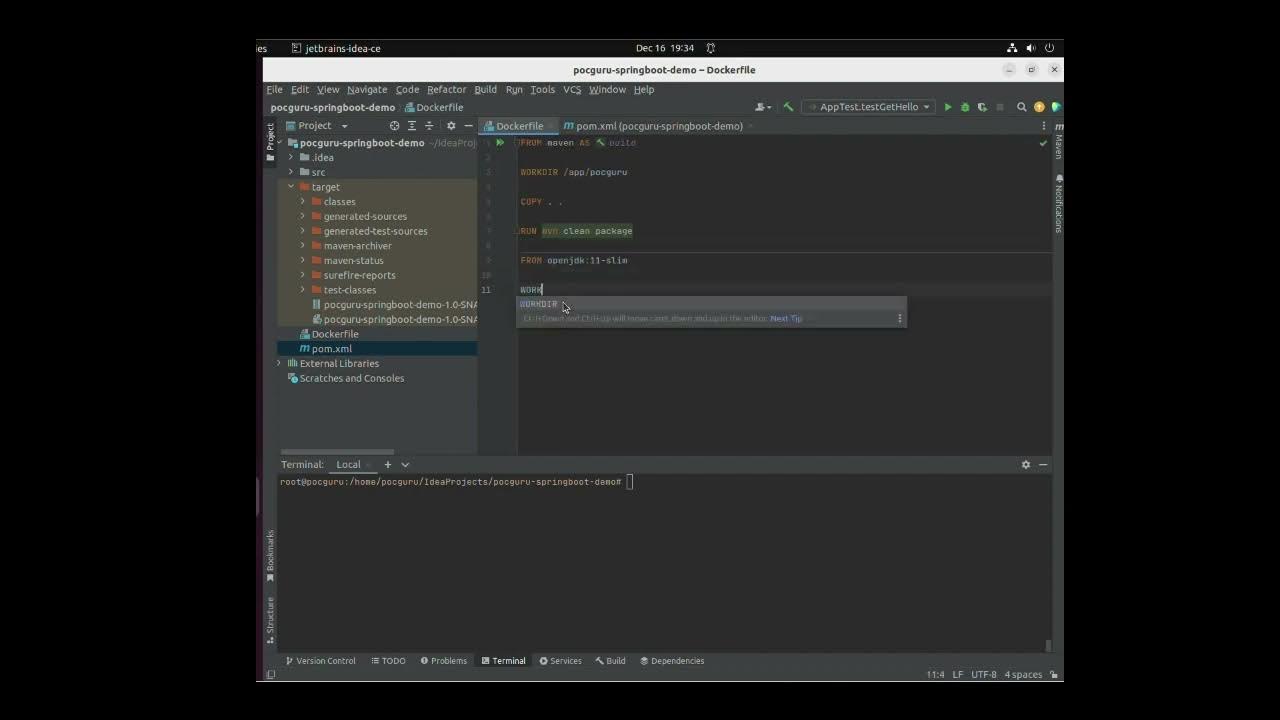 Containerize Spring Boot Application Under 4 Minutes Using Docker Intellij And Maven Youtube