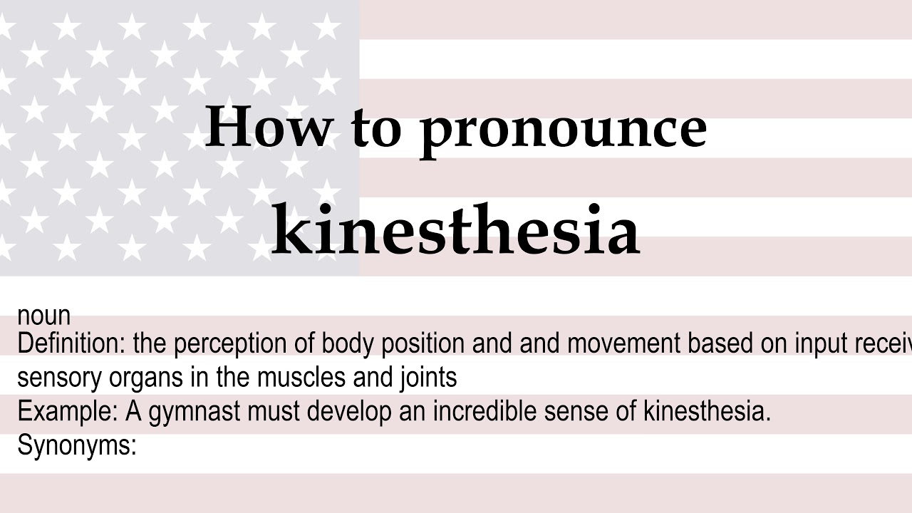 kinesthesia - YouTube