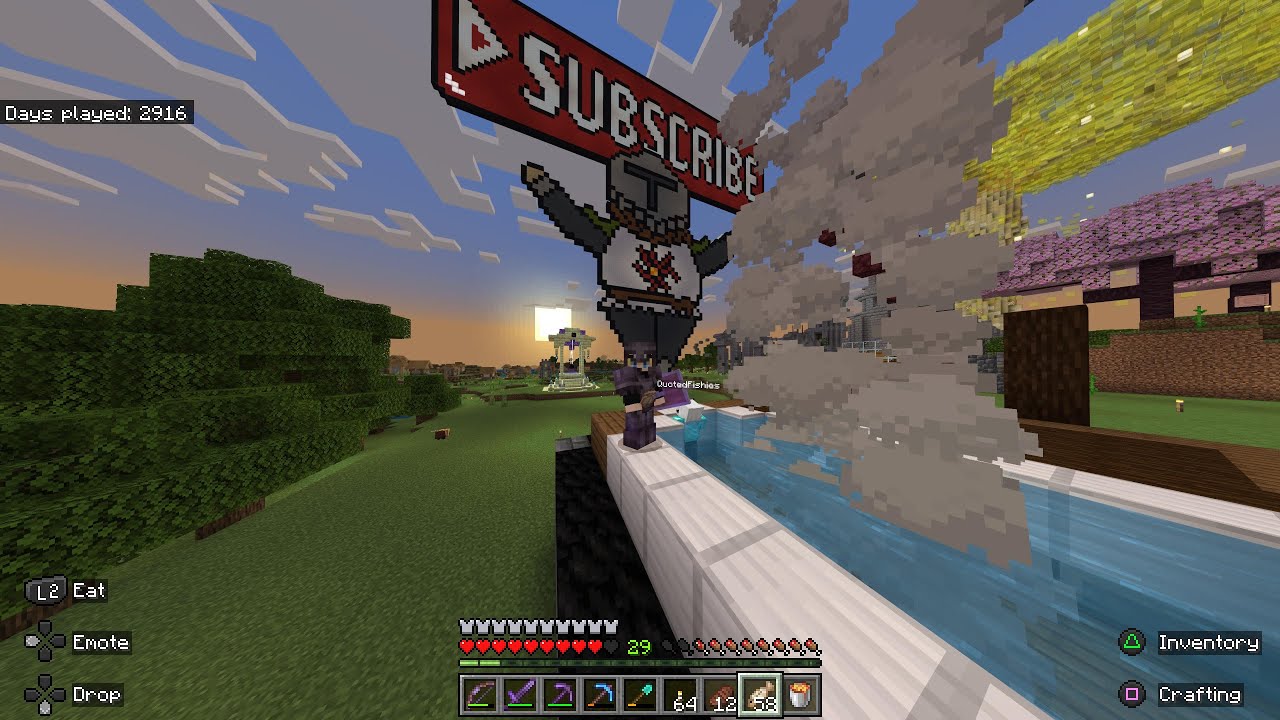 MINECRAFT: FIRST TIME Series! REALM Server Fun With Members & PvP! Got ...