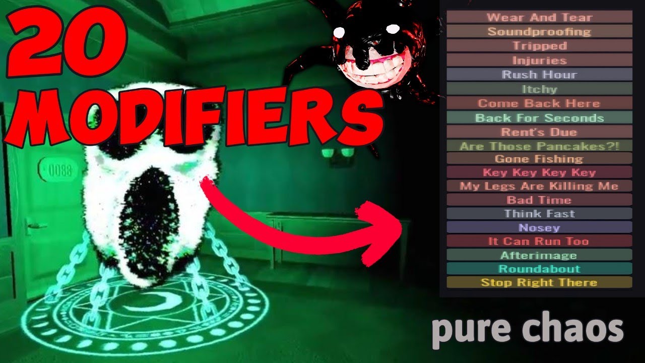 Can I Beat DOORS With 20 MODIFIERS? (Modifiers challenge 7) - YouTube